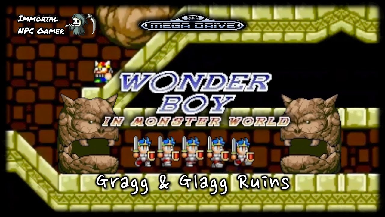 Gragg & Glagg Ruins | Wonder Boy In Monster World | #Megadrive / # ...