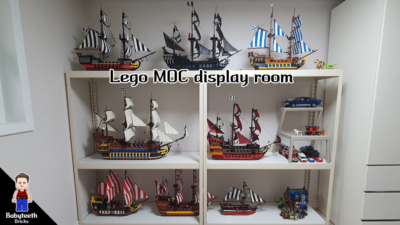 Lego pirates MOC display room - YouTube