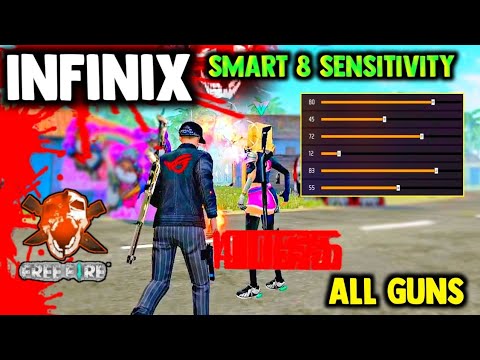💥( Infinix Smart 8 ) Free Fire Headshot setting | Best Sensitivity settings | Sensitivity ...