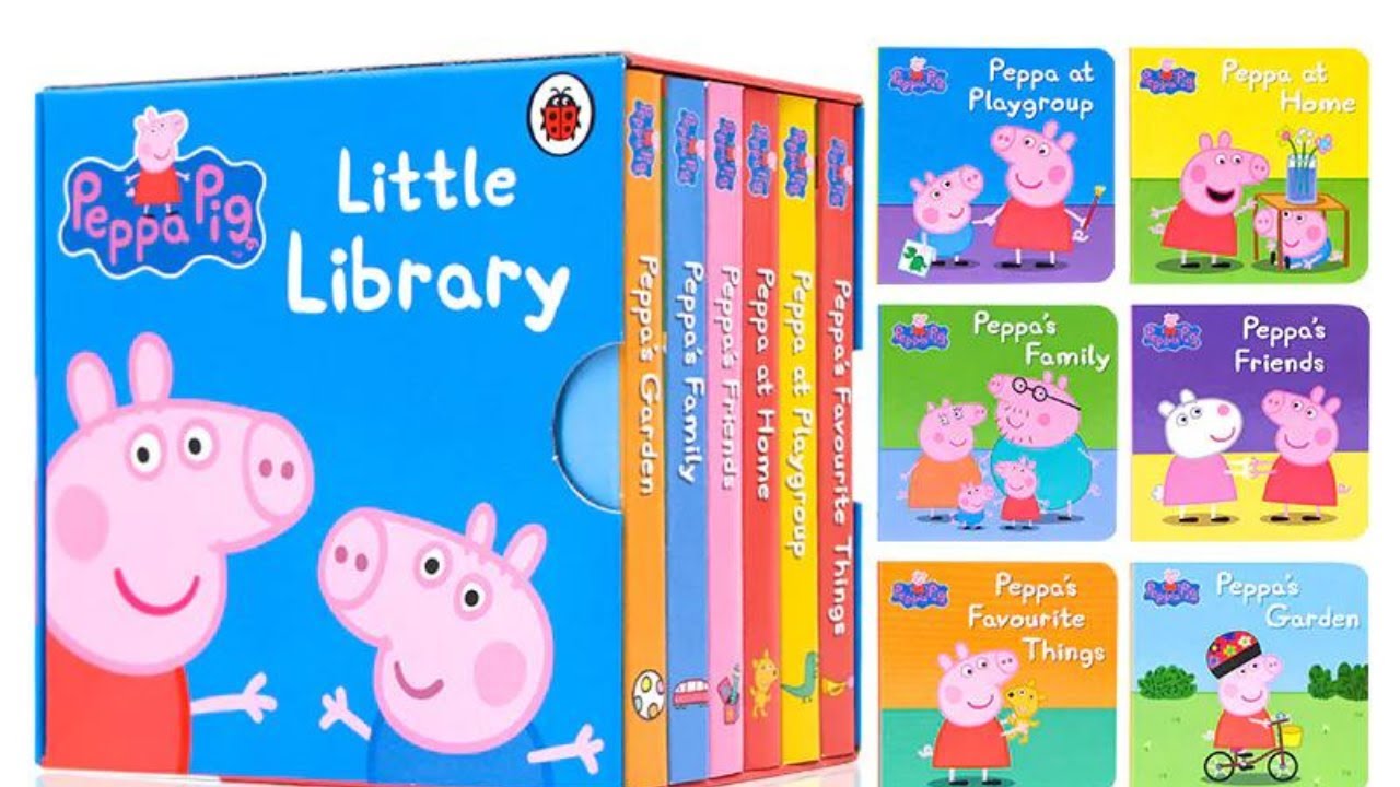 Peppa Pig’s Little Library Collection | Surprise at the end - YouTube