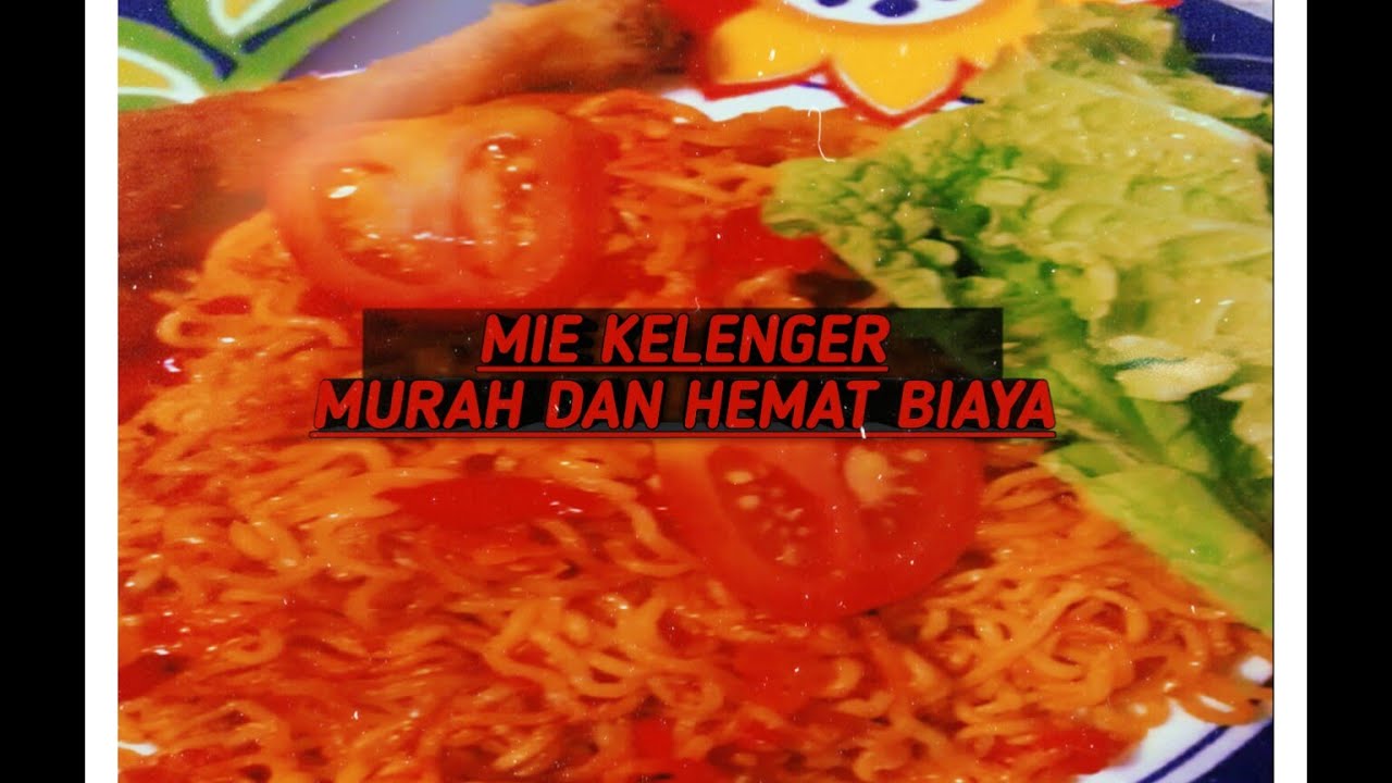 TUTORIAL Membuat Mie Kelenger - YouTube