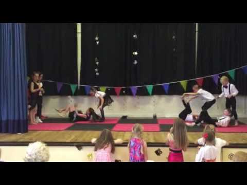 Gymnastic Dance routine James Bond theme