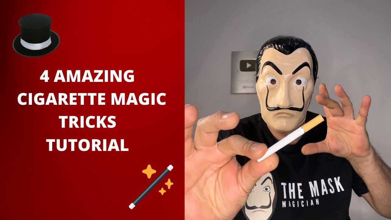 4 AMAZING CIGARETTE MAGIC TRICKS TUTORIAL - YouTube