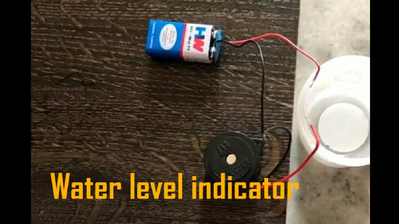How to make Simple and easy water level alarm - YouTube