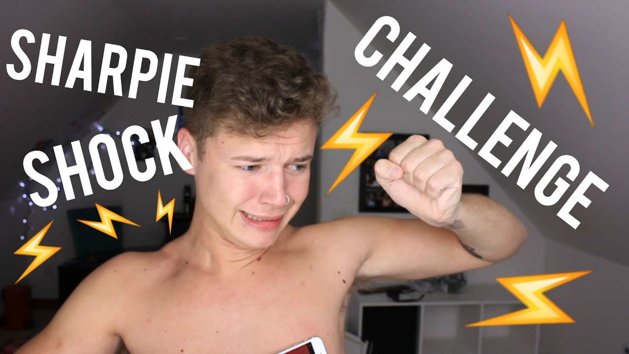 Sharpie Shock Challenge - YouTube