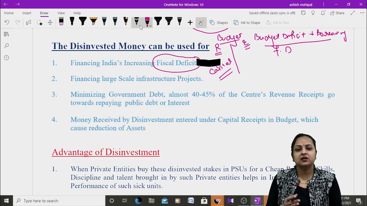 Disinvestment | Economics | 12th | By Shailja Goyal - YouTube