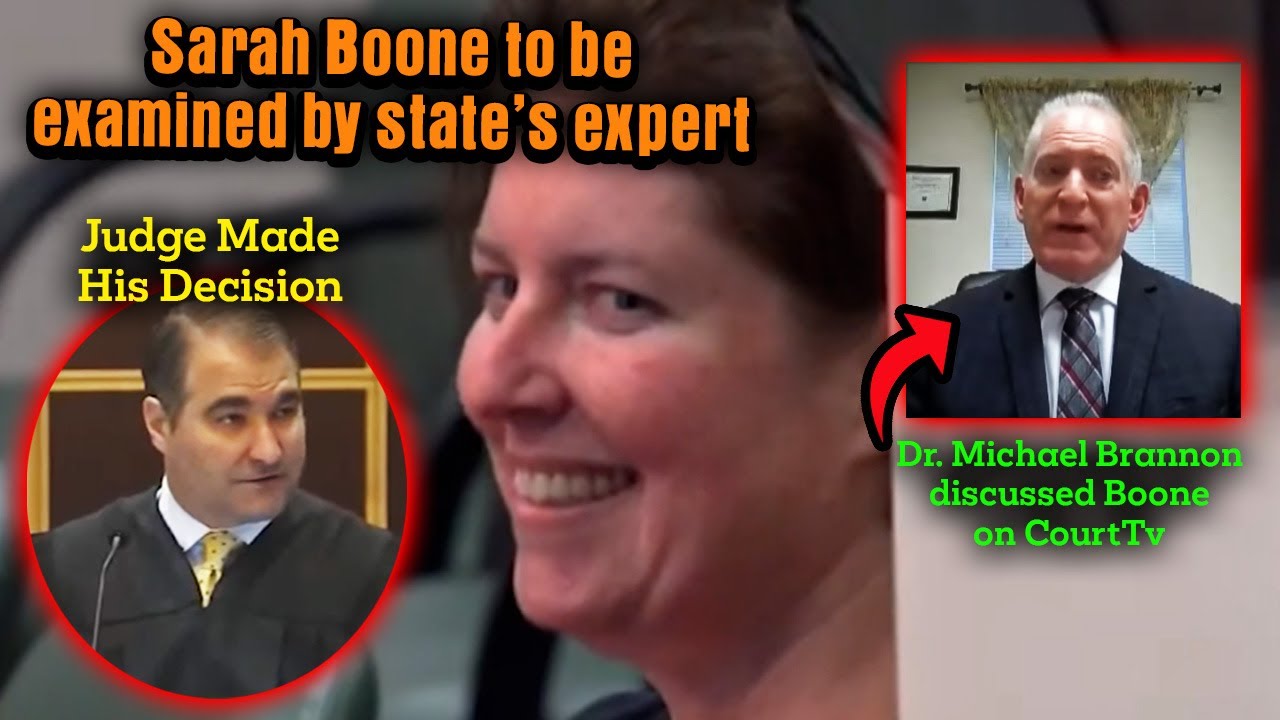 Judge Orders Sarah Boone for Examination, Sarah's New Expert on CourtTV ...