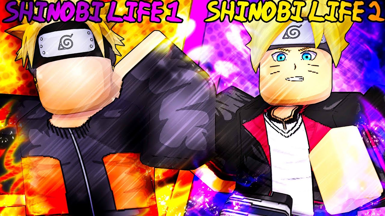 A EVOLUÇÃO DO SHINOBI LIFE !! *SHINOBI LIFE 1 VS SHINOBI LIFE 2* - YouTube