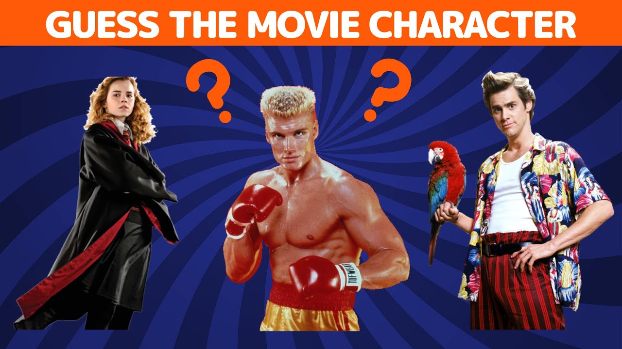GUESS THE MOVIE CHARACTER - YouTube