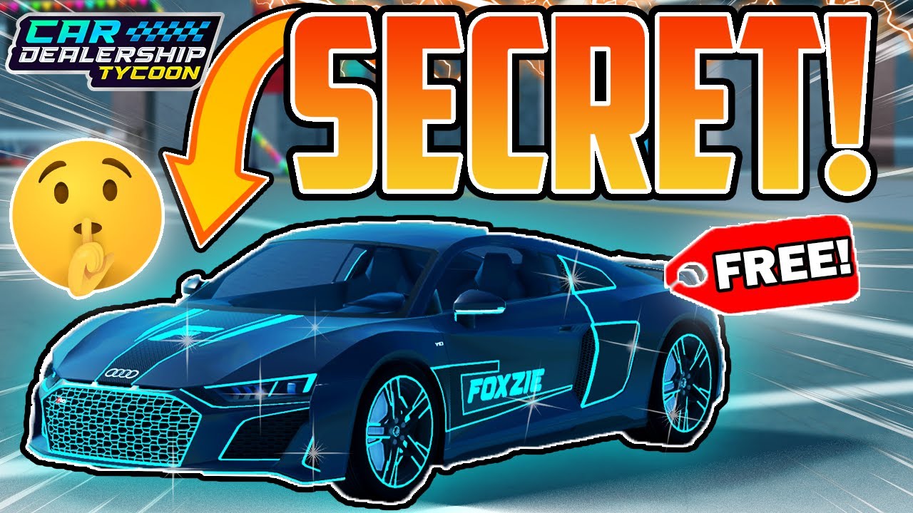 NEW SECRETS in the Car Dealership Tycoon MAP EXPANSION! (Free Code Car ...