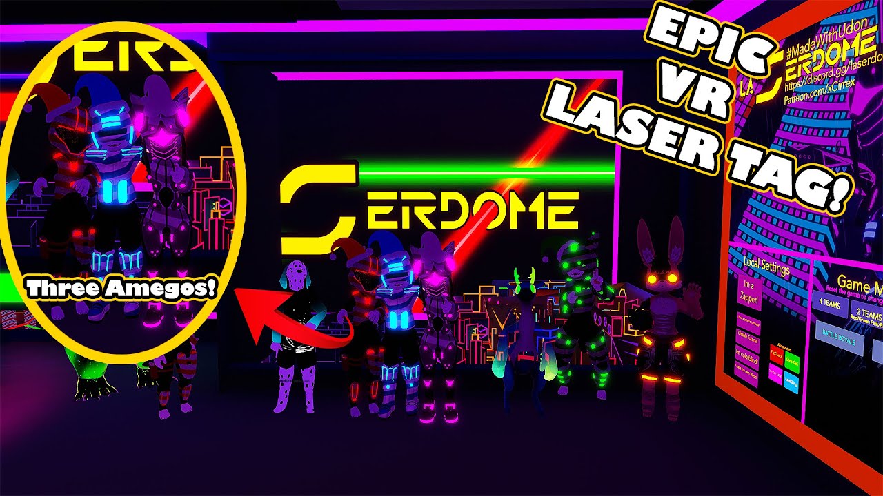 Epic VR LaserTag - VRChat - YouTube