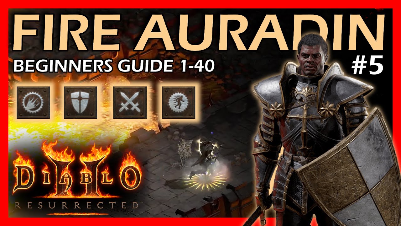 Beginners Guide to the Fire Aura Paladin Levels 1-40 | Normal Mode ...