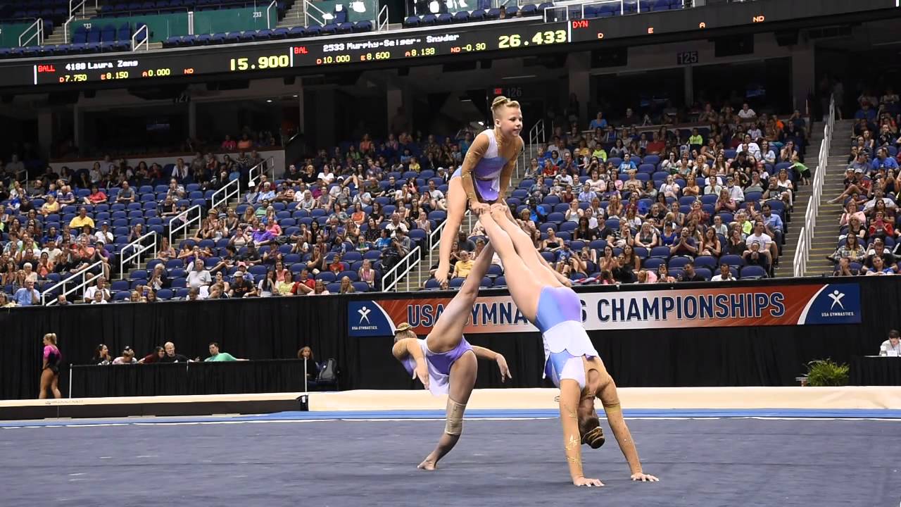 ACRO 2015 HLS Balance Routine - YouTube