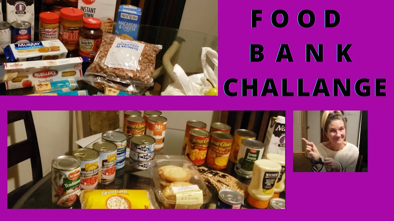 FOOD BANK CHALLANGE - YouTube