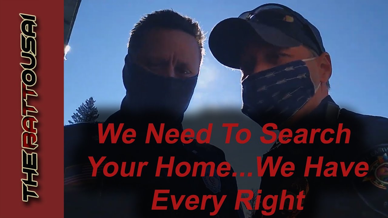 Man Arrested For Refusing Police Search - YouTube