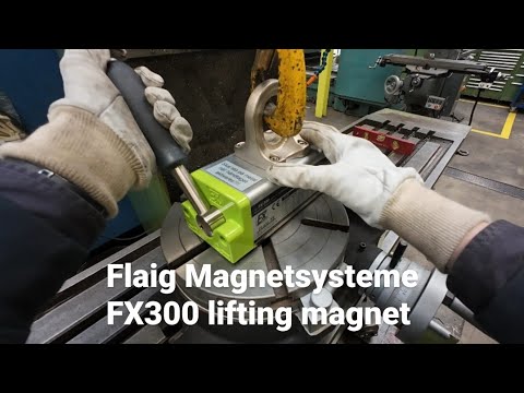 Flaig FX300 lifting magnet - YouTube