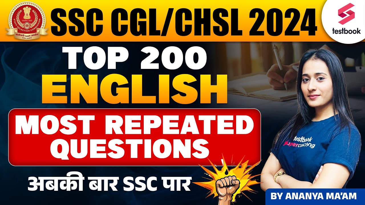 Top 200 English Most Repeated Questions For SSC SSC CGL CHSL 2024 SSC top-200-english-most-repeated-questions-for-ssc-ssc-cgl-chsl-2024-ssc