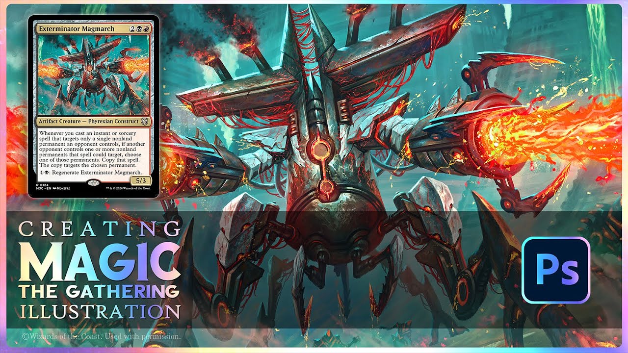 Magic : The Gathering Art - Exterminator Magmarch #magicthegatheringart #magicthegathering #mtg ...