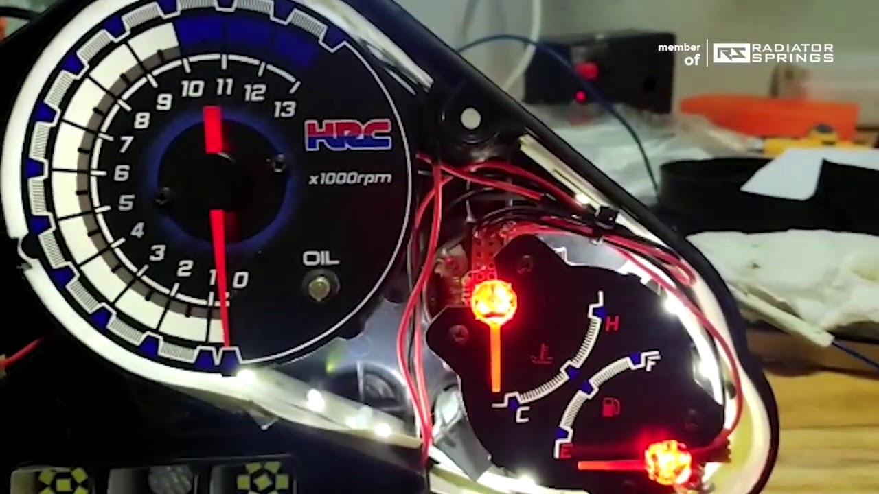 Custom Speedometer Honda NSR 150 R - Gearsecond Speedometer - YouTube