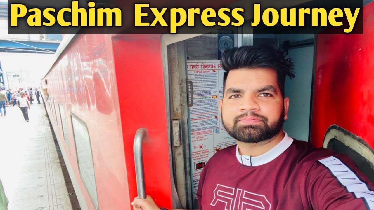 12925 Paschim Express Journey !! Paschim Express Train !! New Delhi to ...