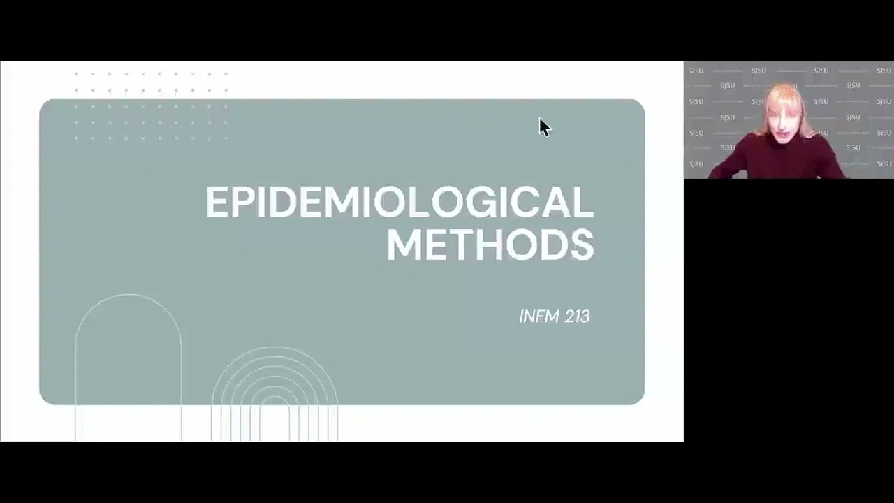 Epidemiological Methods Course Overview - YouTube