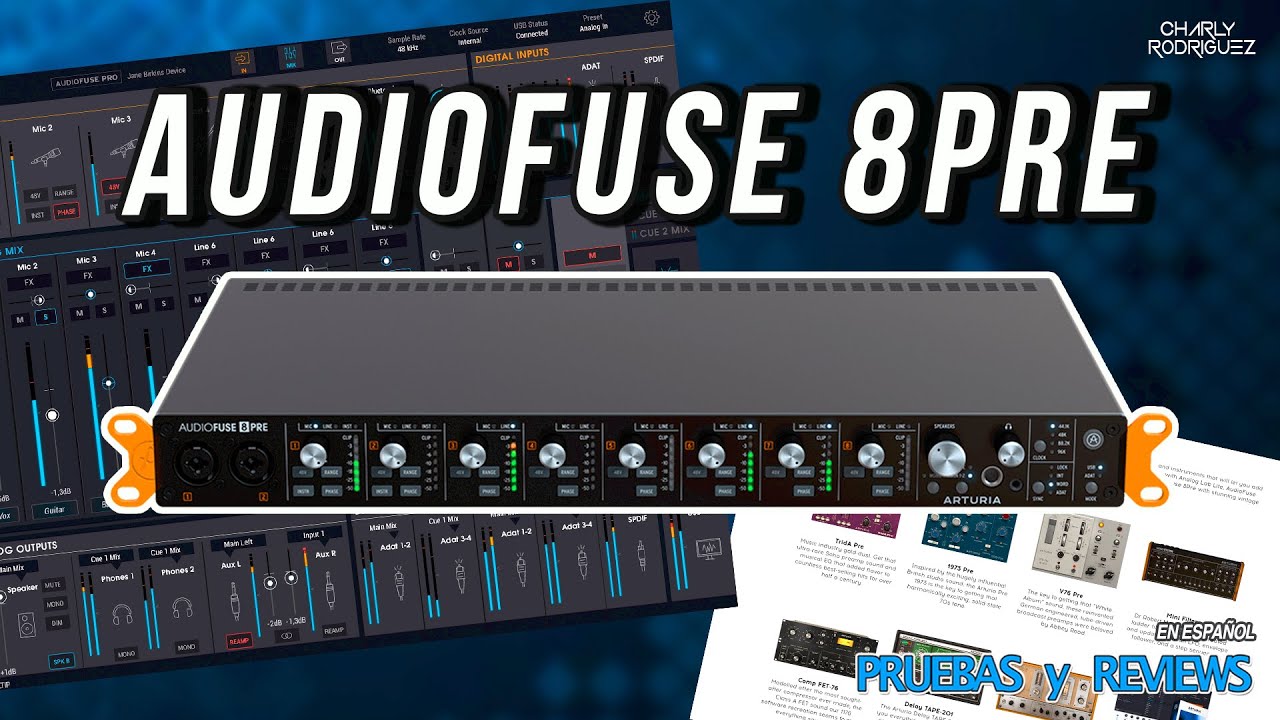 ARTURIA AUDIOFUSE 8PRE (Pruebas y Reviews) en Español - YouTube