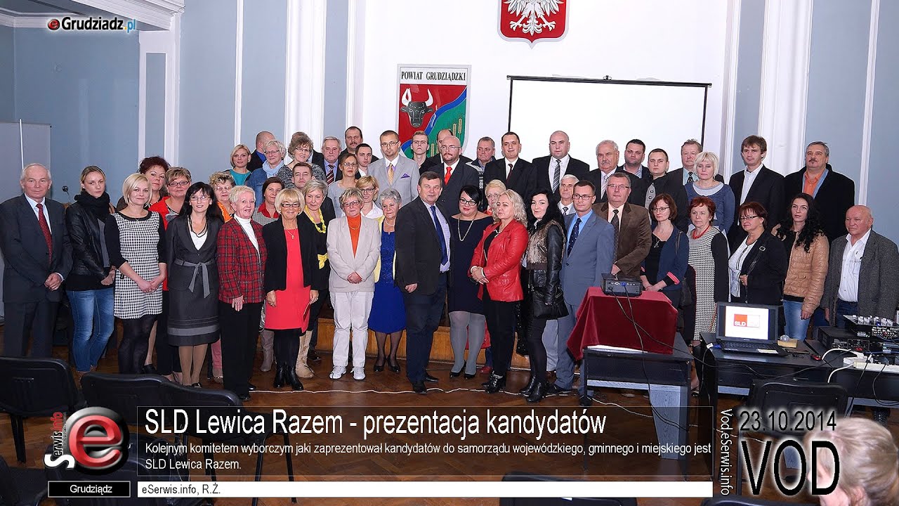 SLD Lewica Razem - prezentacja kandydatów - YouTube