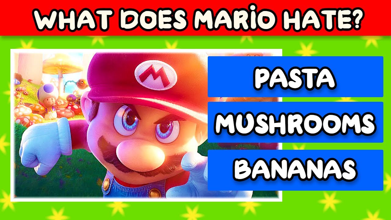Super Mario Bros Movie Quiz | How Much Do You Know About the Super ...