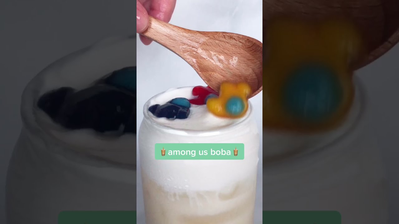I made Among Us Boba - YouTube