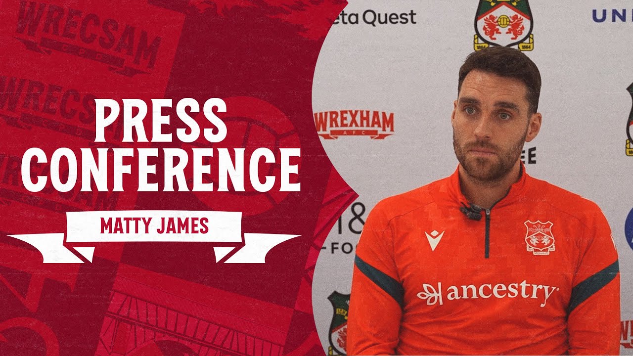 PRESS CONFERENCE | Matty James Interview ahead of Bristol City - YouTube