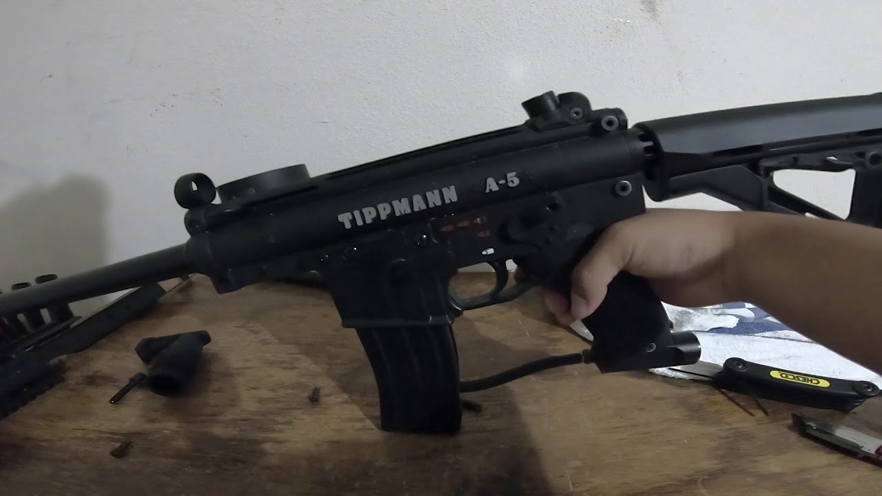 Tippmann A5 416 kit upgrade - YouTube