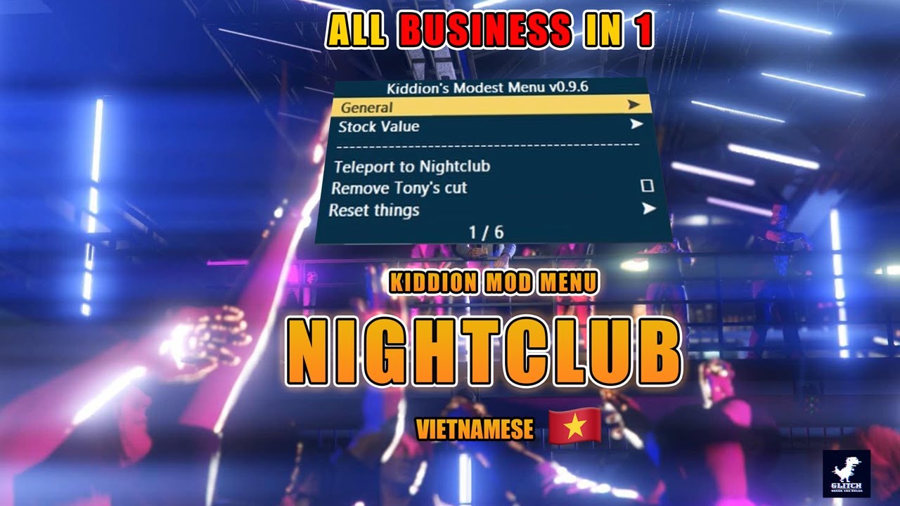 [MOD UPDATE] - NIGHTCLUB🎵 - BUSINESS MANAGER💸- KIDDION'S MOD MENU 👾 ...