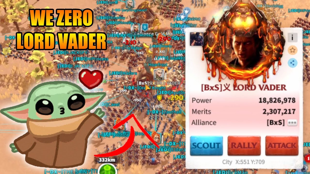 We Zero Lord Vader Call Of Dragons - YouTube