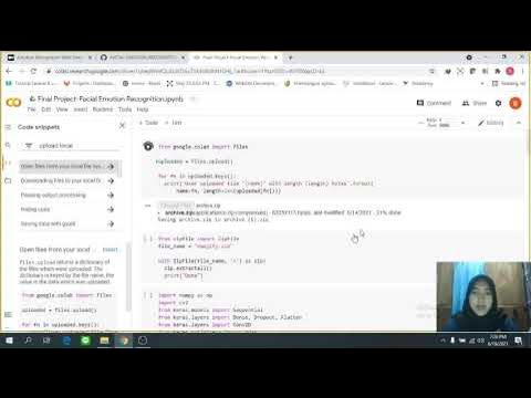 FACIAL EMOTION RECOGNITION - GOOGLE COLAB - YouTube