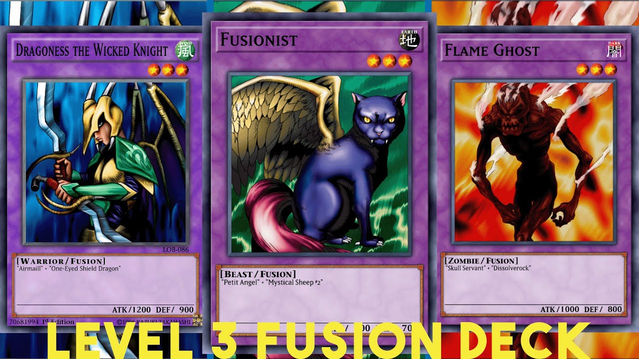 Yu Gi Oh! Power Of Chaos JOEY THE PASSION LEVEL 3 FUSION DECK THE WORST ...