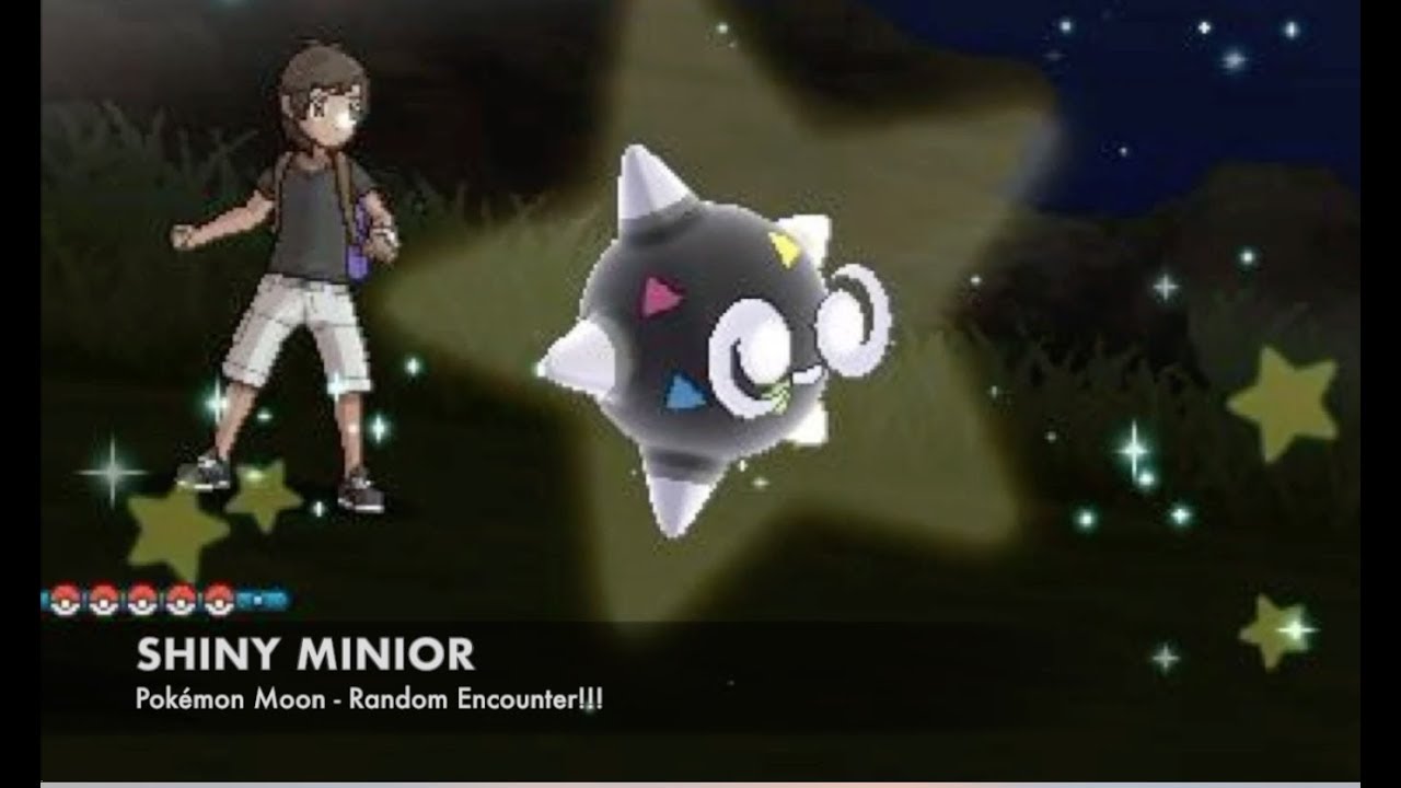 [LIVE] Shiny Minior while setting up OBS! Pokémon Moon Random Encounter ...