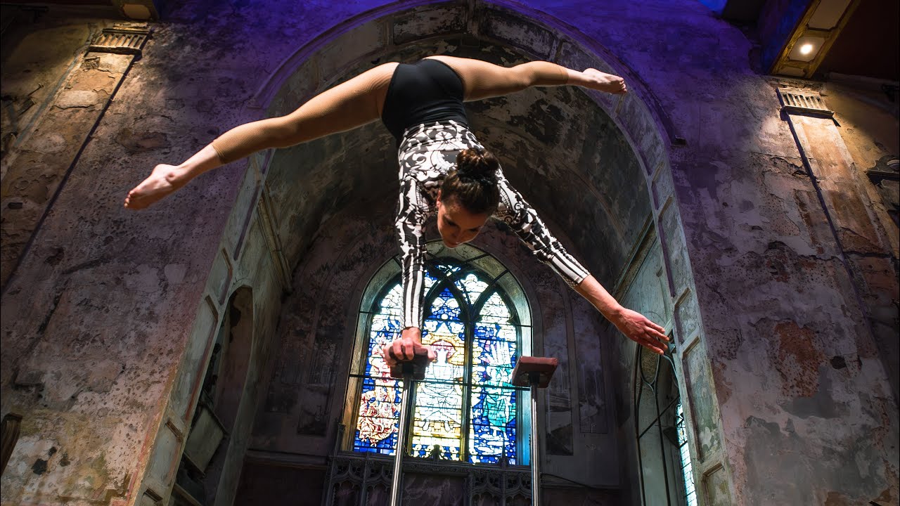 A gothic Handstand dance - YouTube