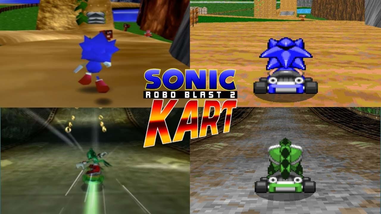 Sonic Racing Games In Sonic Robo Blast 2 Kart - YouTube