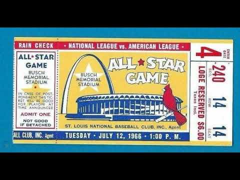 1966 MLB All Star Game - St Louis - YouTube