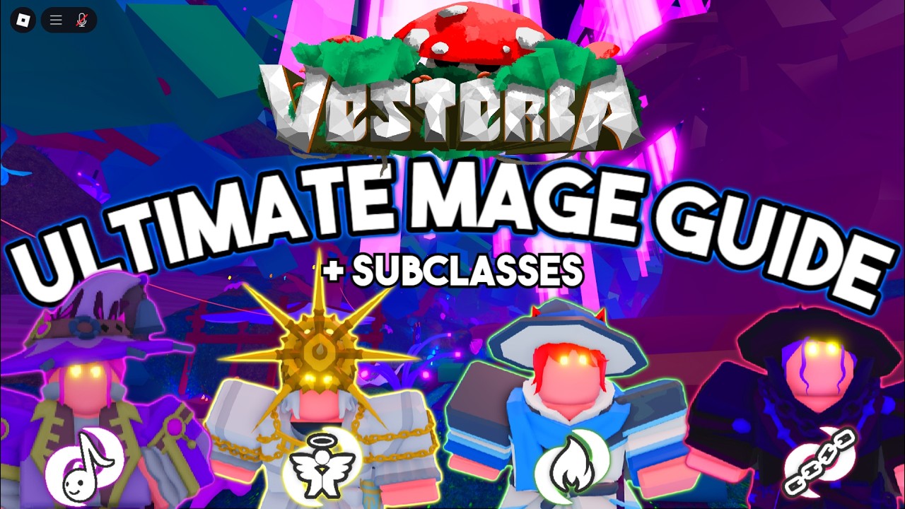 Ultimate Mage Class Guide | ROBLOX - Vesteria - YouTube
