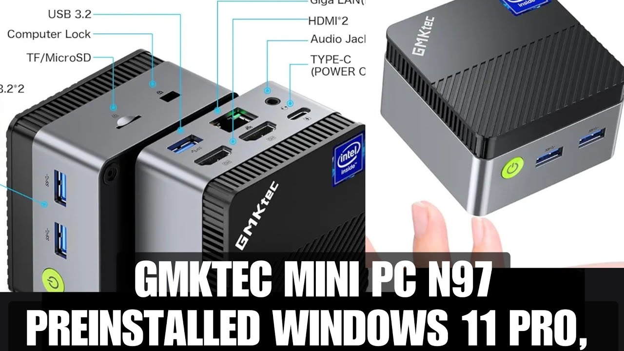 GMKtec Mini PC N97 Preinstalled Windows 11 Pro - YouTube