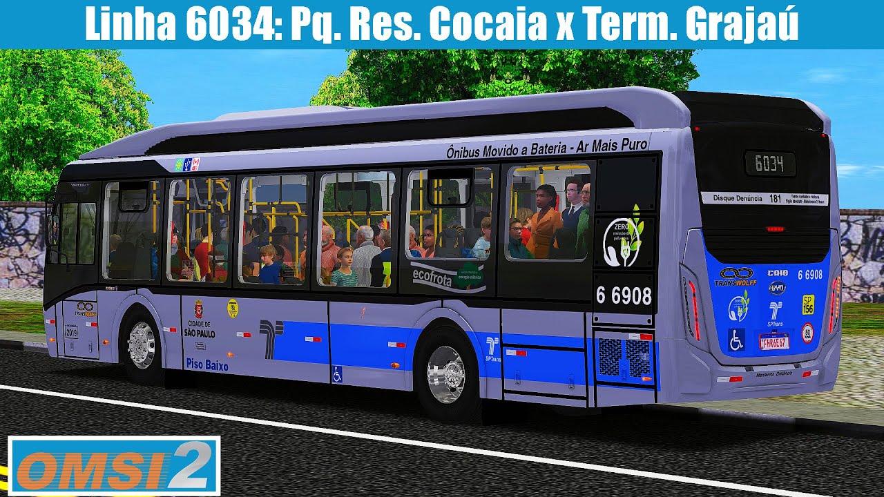 OMSI 2 | Caio Millennium IV - BYD: D9W | Linha 6034 - YouTube