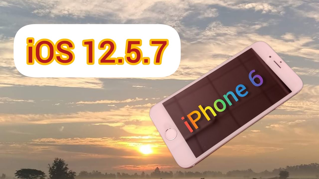 iPhone 6 update ios 12.5.7เพื่อความปลอดภัย - YouTube