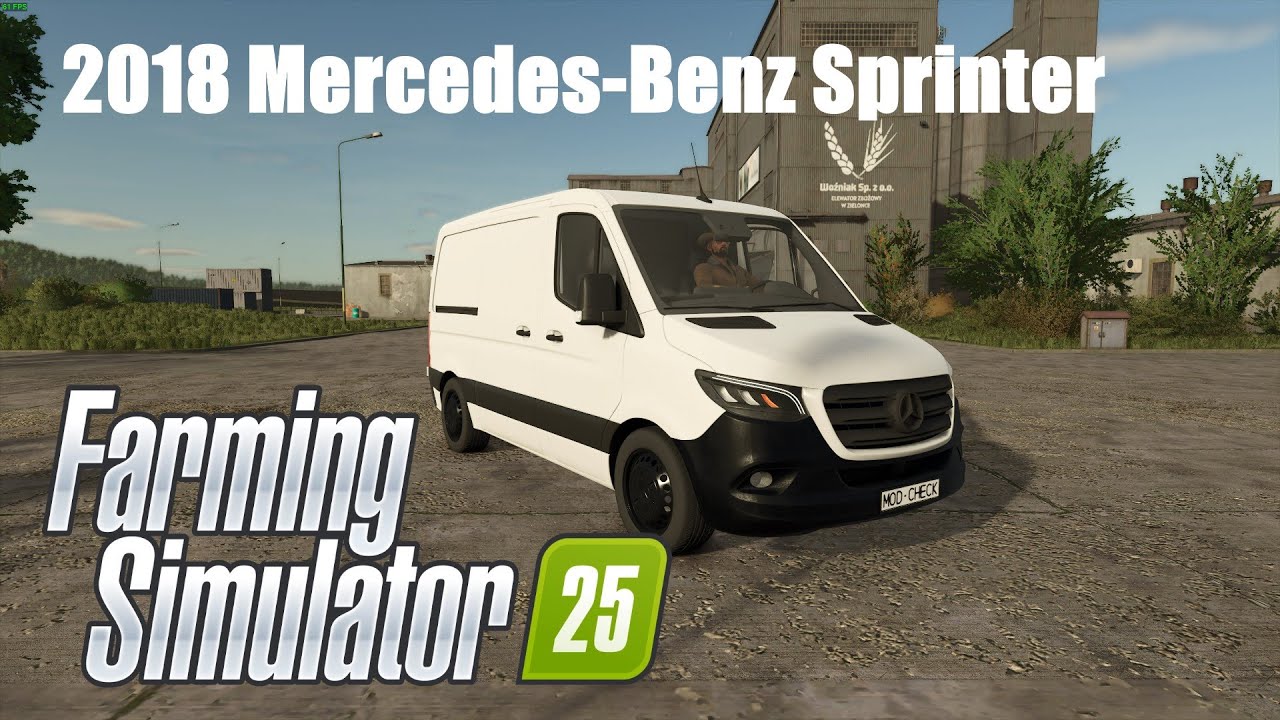FS25 Mods - 2018 Mercedes-Benz Sprinter - YouTube