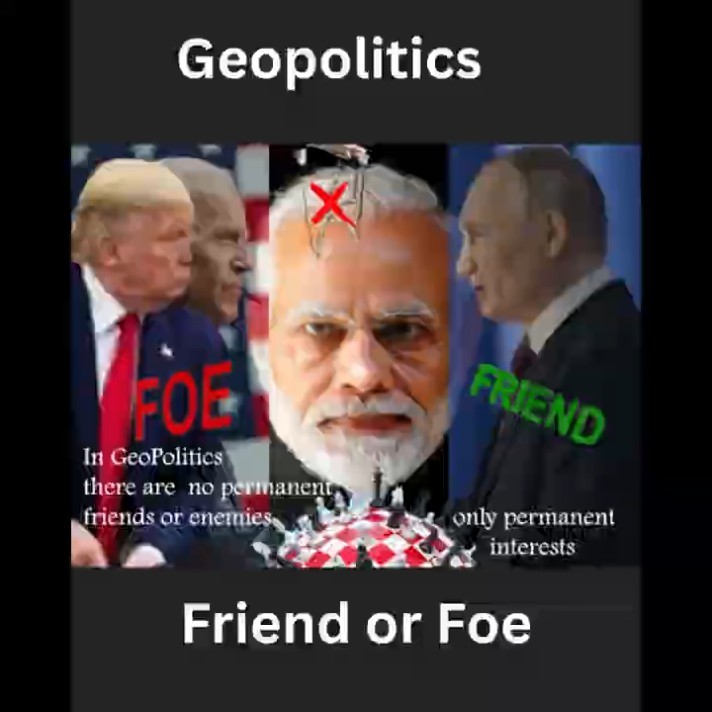 Friend or Foe? No permanent Friends/ enemies in GeoPolitics Only ...