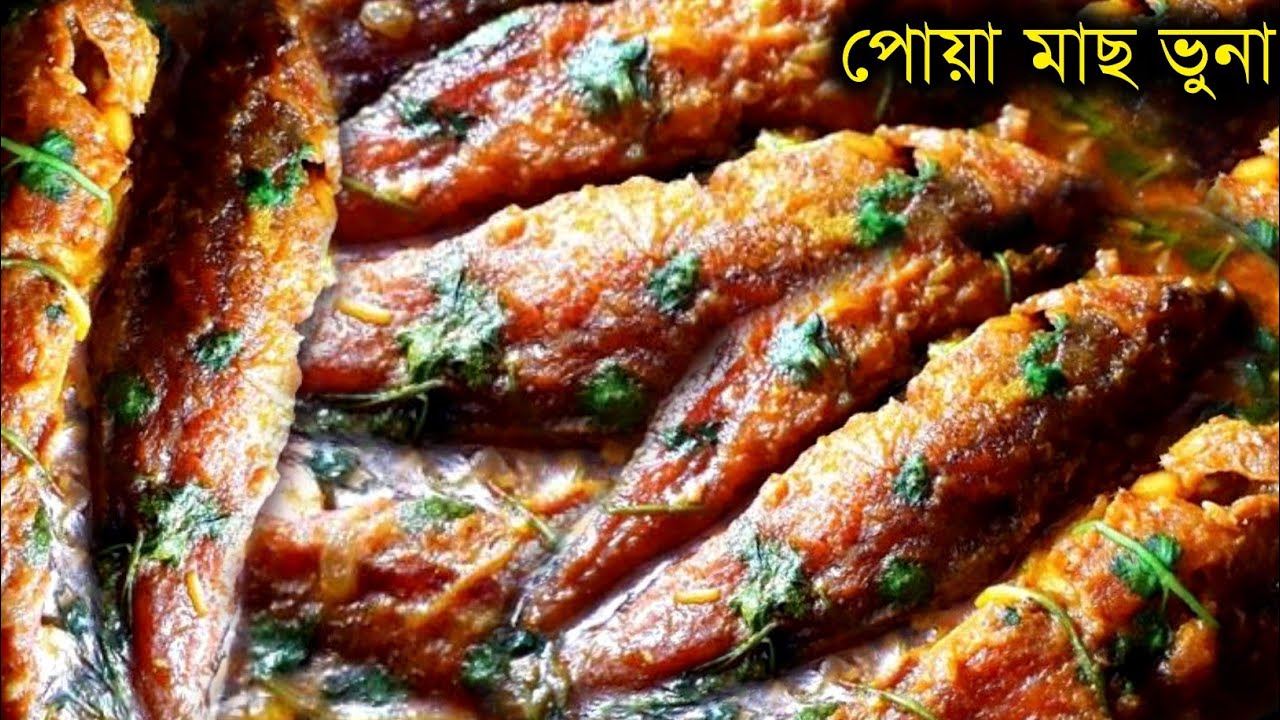 খুবই সুস্বাদু পোয়া মাছের ভুনা রেসিপি Poa Fish Vuna Recipe | পোয়া মাছ ...