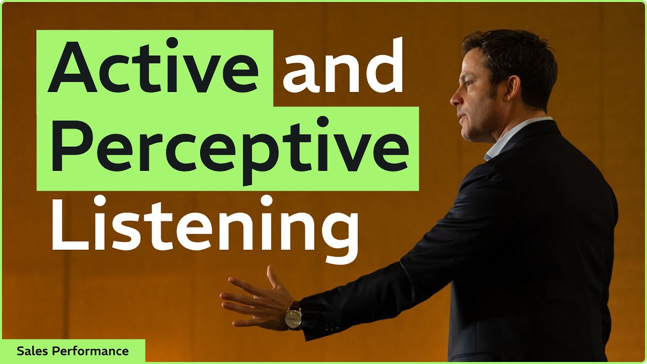 Active and Perceptive Listening - YouTube