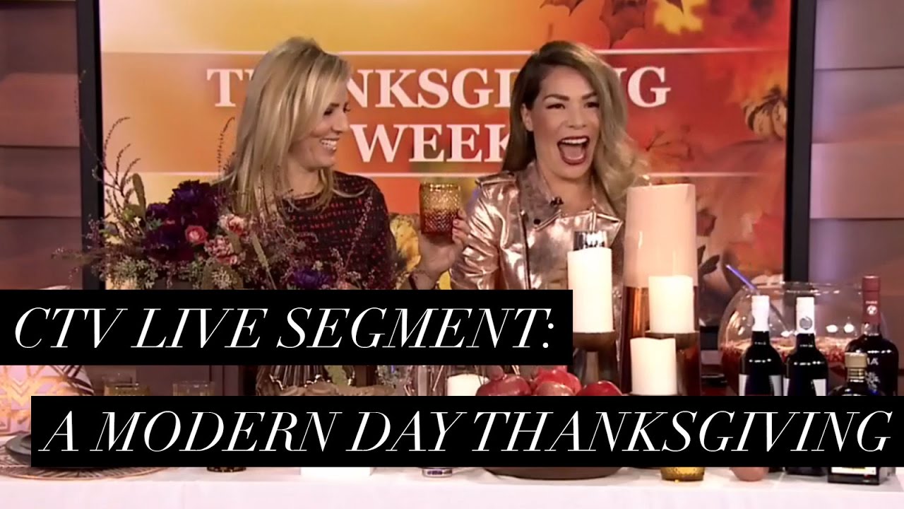 Karin Bohn Hosts A Modern Thanksgiving Party on CTV VANCOUVER MORNING ...