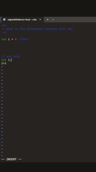 Any difference between the two ways of declaring the variable?🤔 #coding #technology - YouTube