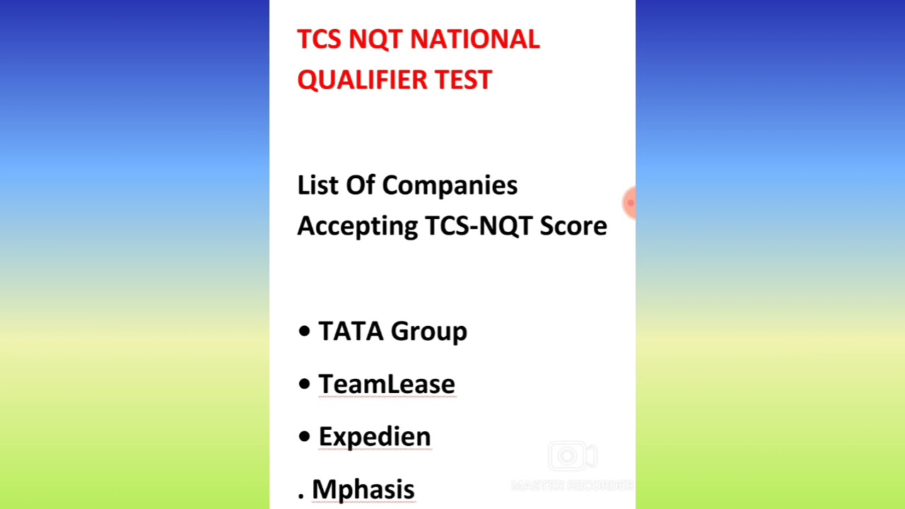 List Of Companies Accepting TCS NQT Score Card Good News Who Have Tcs list-of-companies-accepting-tcs-nqt-score-card-good-news-who-have-tcs